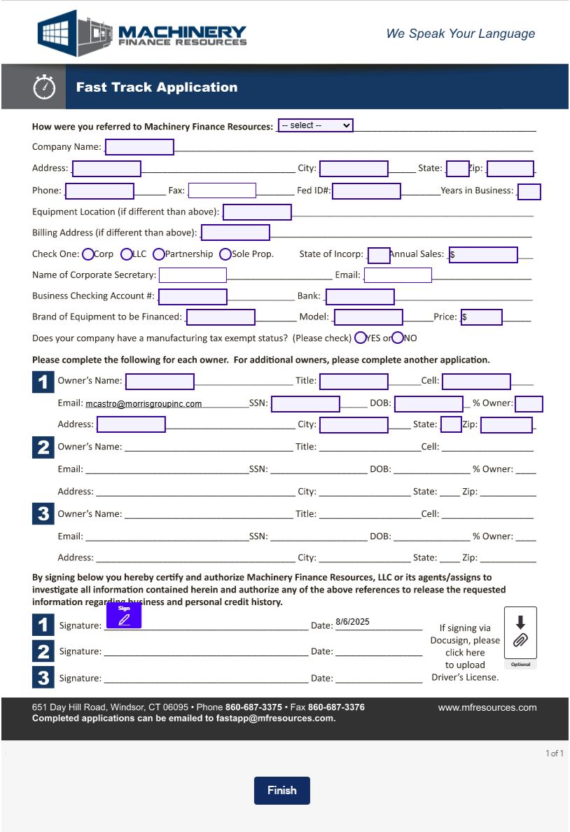 Equipment Financing for Manufacturing - Apply Today - Machinery Finance ...